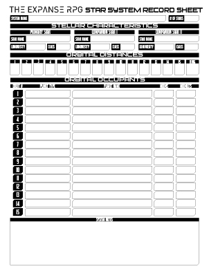 Fillable sheets and reference sheets – The Expanse RPG Fan Community